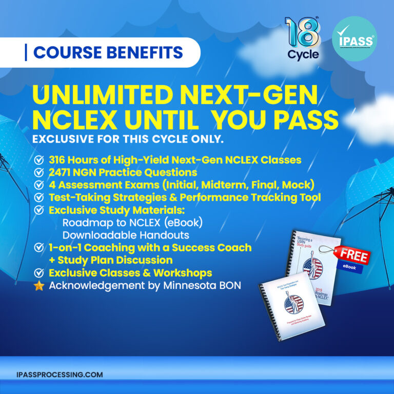 Pass the NCLEX with Confidence – Join IPASS NCLEX Review 18th Cycle